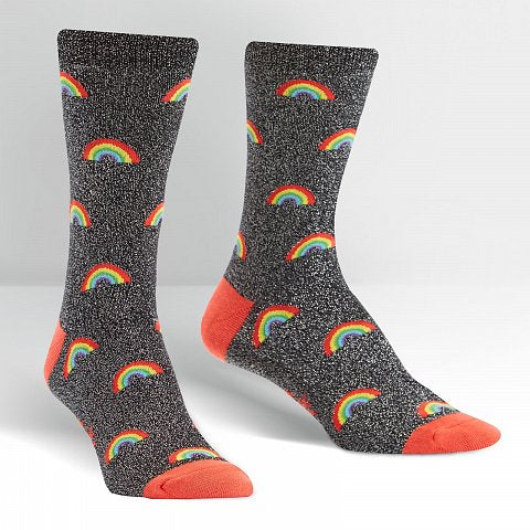 Glitter Over The Rainbow Socks -Shimmer- (Women’s) – The Sock Barrel